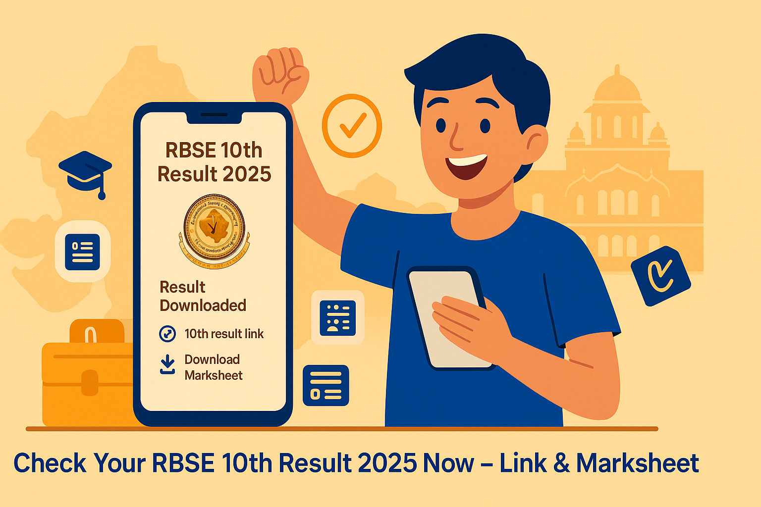 RBSE 10th Result 2025 Link: Sarkari Result 10th & Rajasthan Board ...