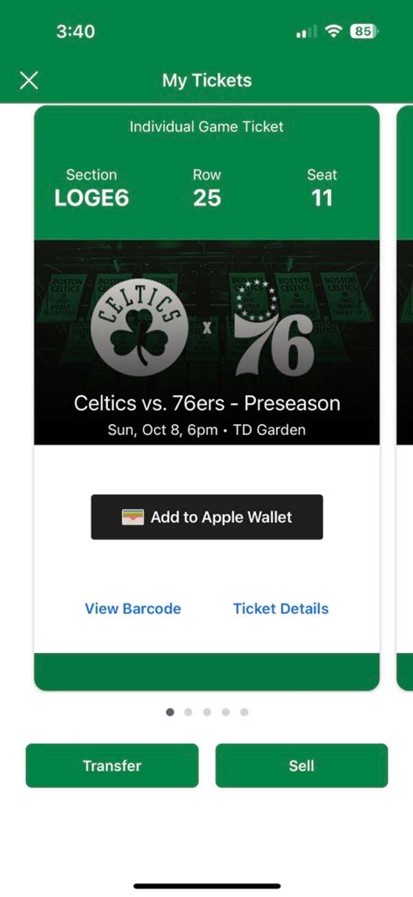Mobile Ticketing Guide | Boston Celtics