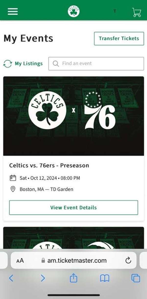 Mobile Ticketing Guide | Boston Celtics