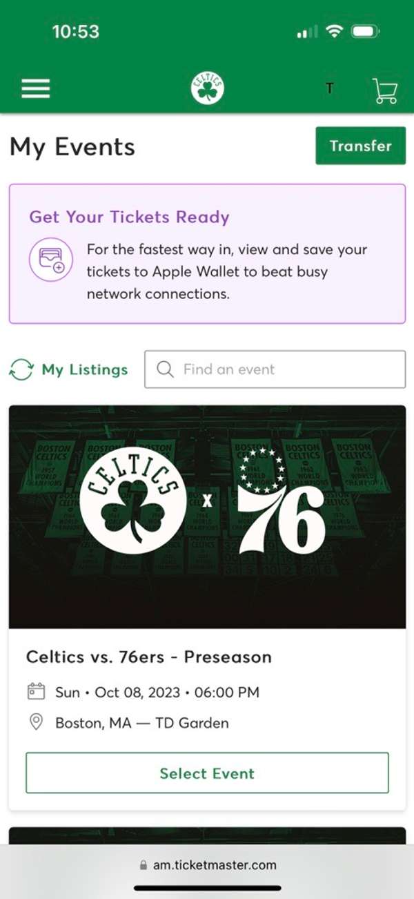 Mobile Ticketing Guide | Boston Celtics