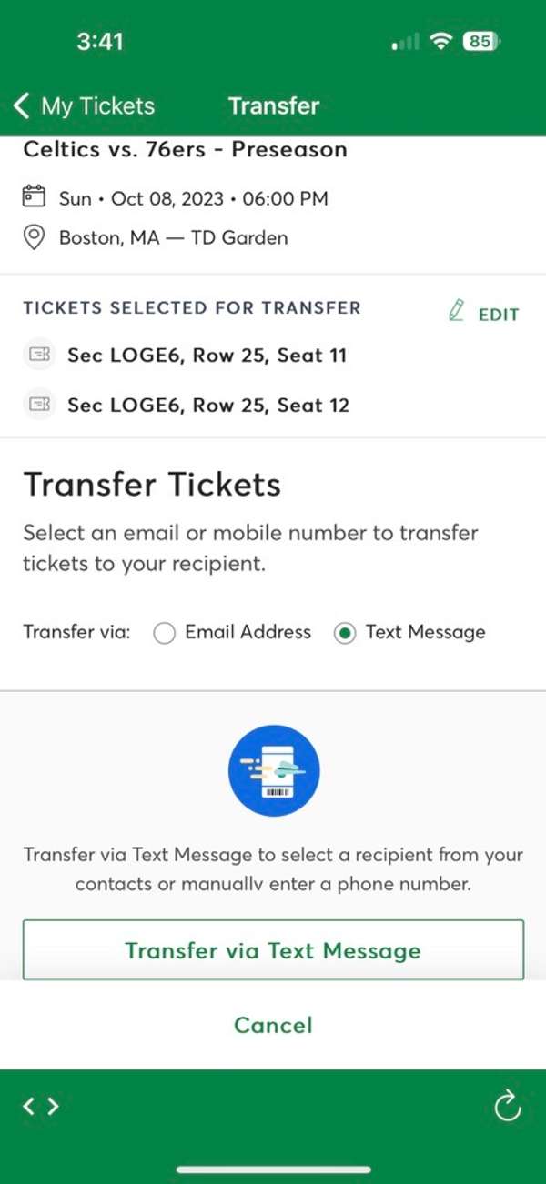 Mobile Ticketing Guide | Boston Celtics