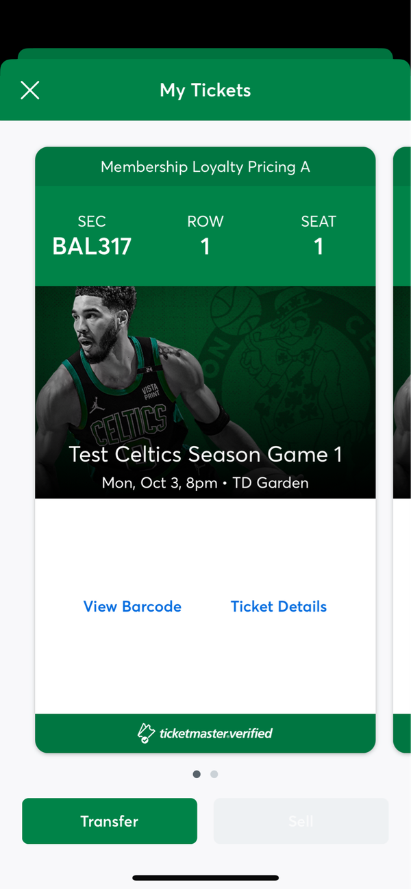 Mobile Ticketing Guide | Boston Celtics