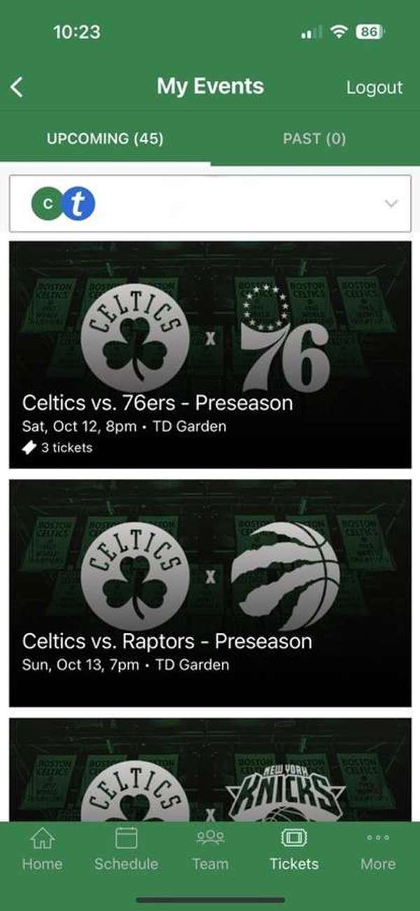 Mobile Ticketing Guide | Boston Celtics