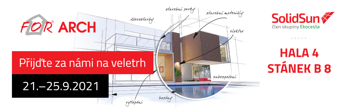 Přijďte za námi na FOR ARCH | SolidSun