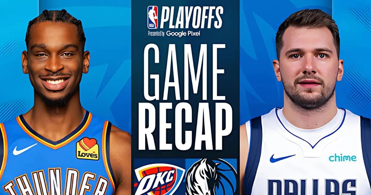 OKC Thunder vs Dallas Mavericks Match Player Stats Breakdown