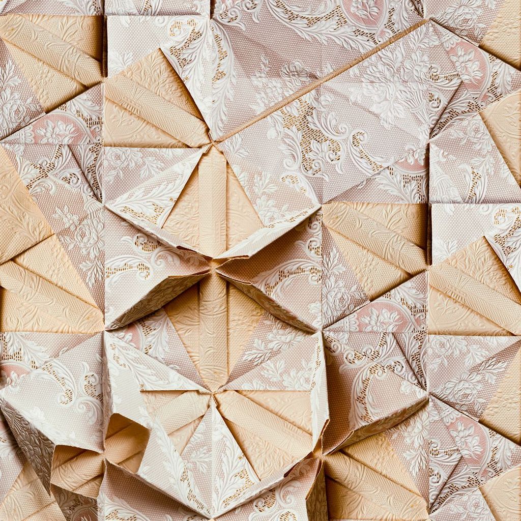 Ornamental Wallpaper - high-quality pleated wallpaper | Decorazzi