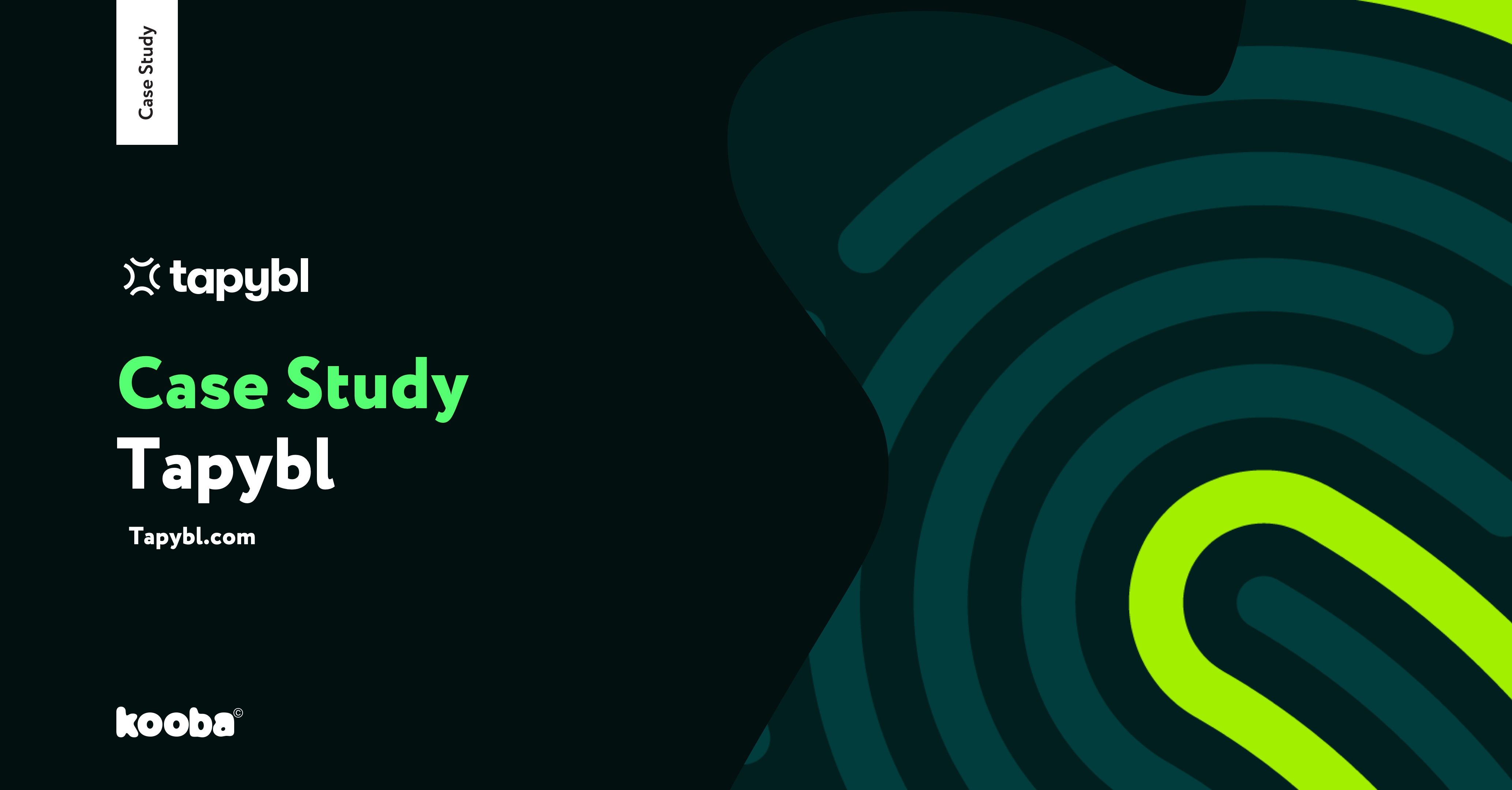 Tapybl | Web Design Kooba | Digital Agency | Dublin & Berlin