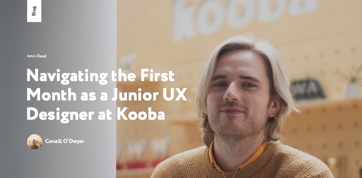 Navigating the First Month as a Junior UX Designer at Kooba | Web ...