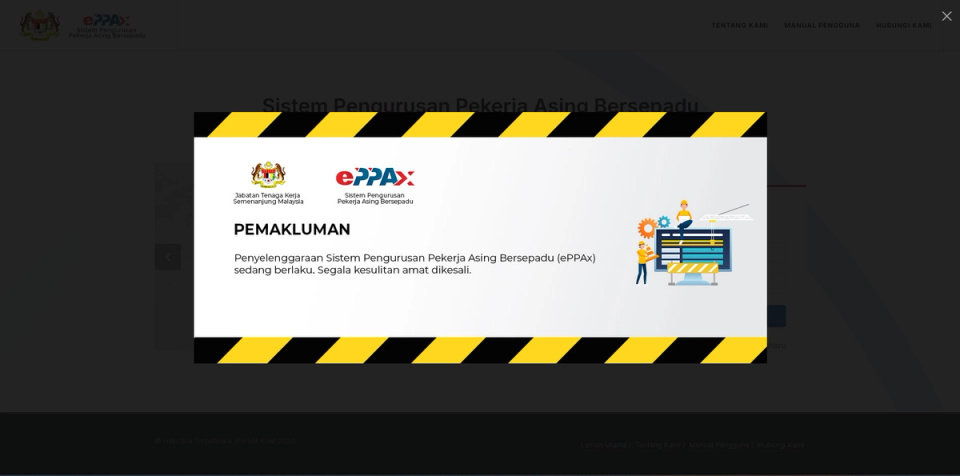 System Notice: JTK ePPAx System Temporarily Down 23 April 2025 ...