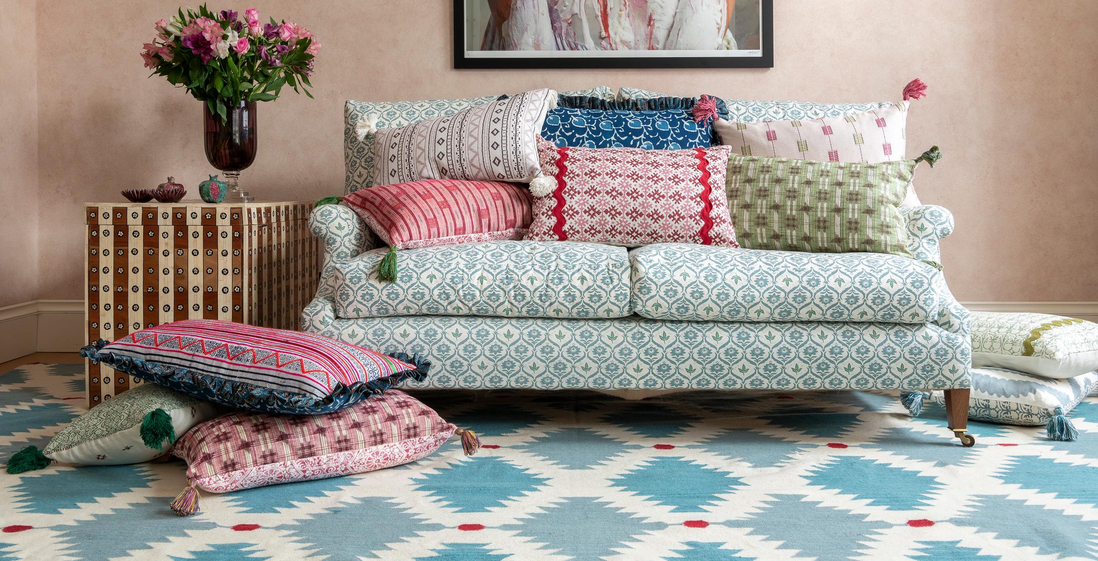 How to Use Abstract Pattern Fabrics in your Interior Design · Penny ...