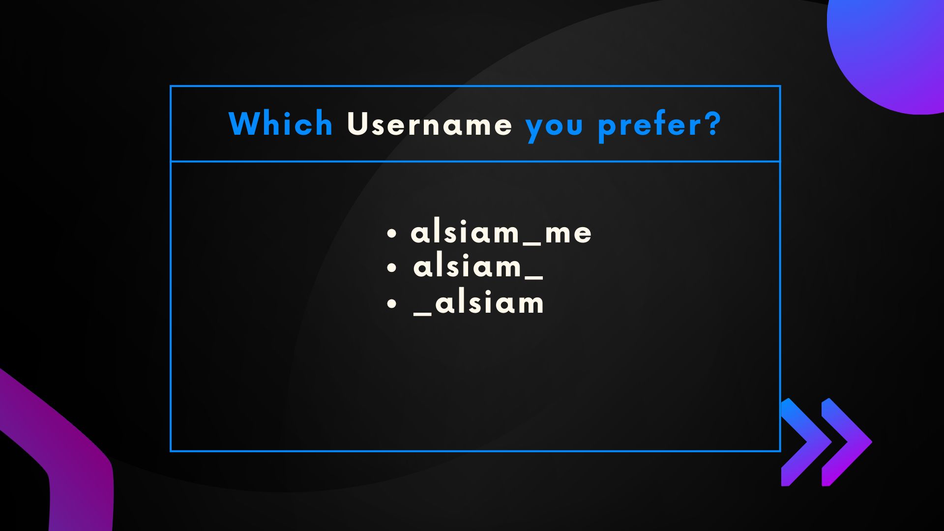 Level Up Your Personal Brand With a Killer Username