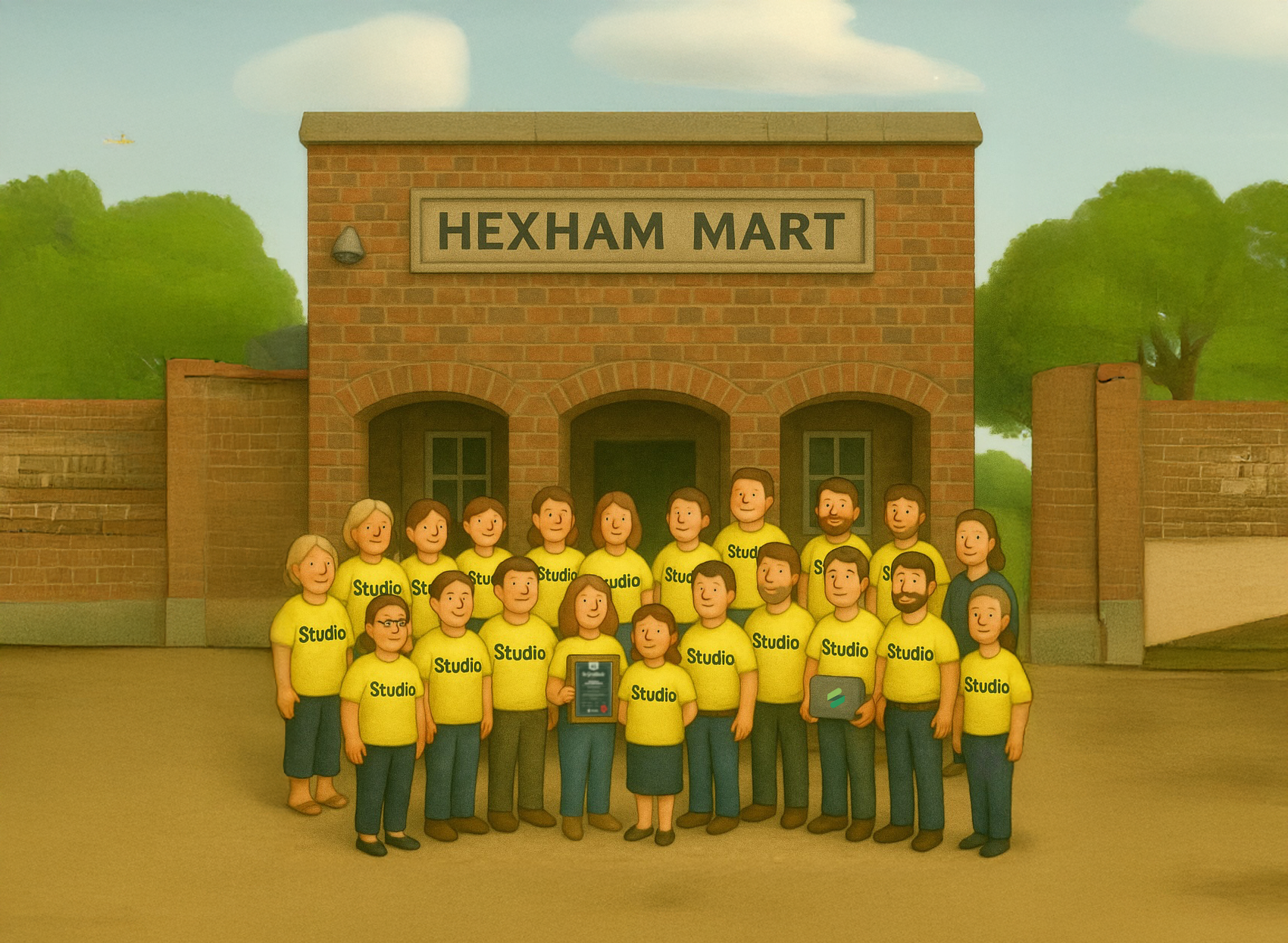 Launch Day at Hexham: Studio’s First Steps in the Field - MartEye Studio