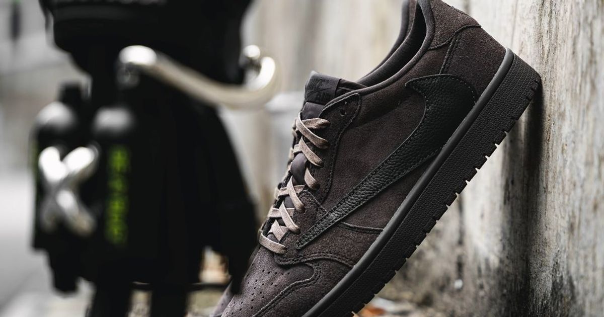 Detailed Looks // Travis Scott x Air Jordan 1 Low OG "Velvet Brown ...
