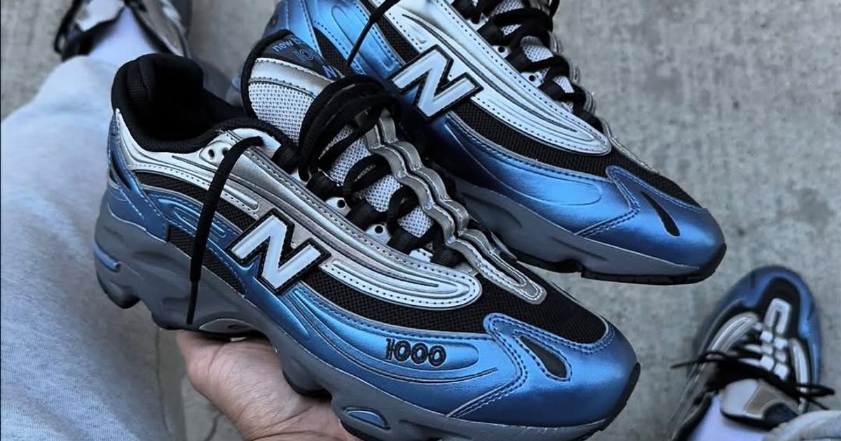 New Balance 1000 “Metallic Blue” Brings a Futuristic Edge to Spring ...