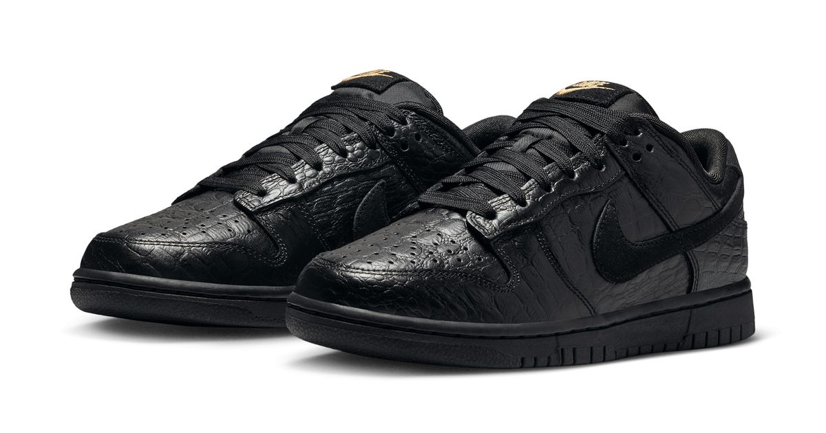 The Nike Dunk Low “Black Croc” is Available Now | House of Heat°