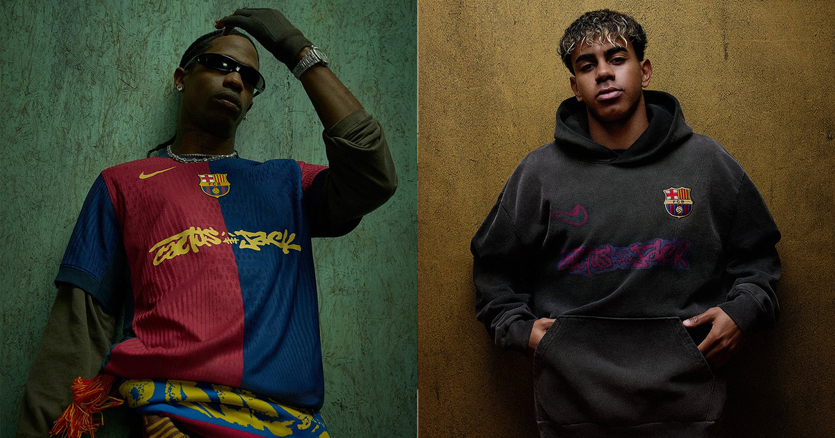 Travis Scott x FC Barcelona's Home Kit for "El Clásico" Releasing via ...