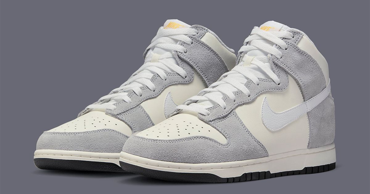 First Looks // Nike Dunk High “Grey Suede” | House of Heat°