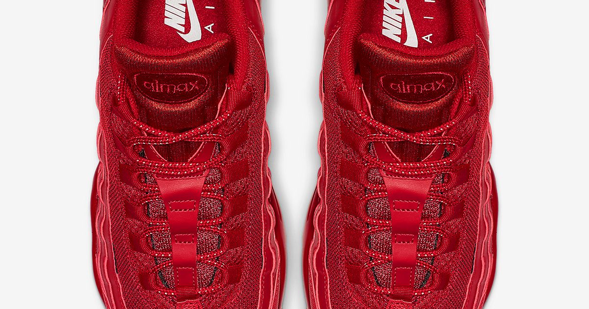 Available Now // The Air Max 95 Takes on Tonal “Triple Red” | House of ...