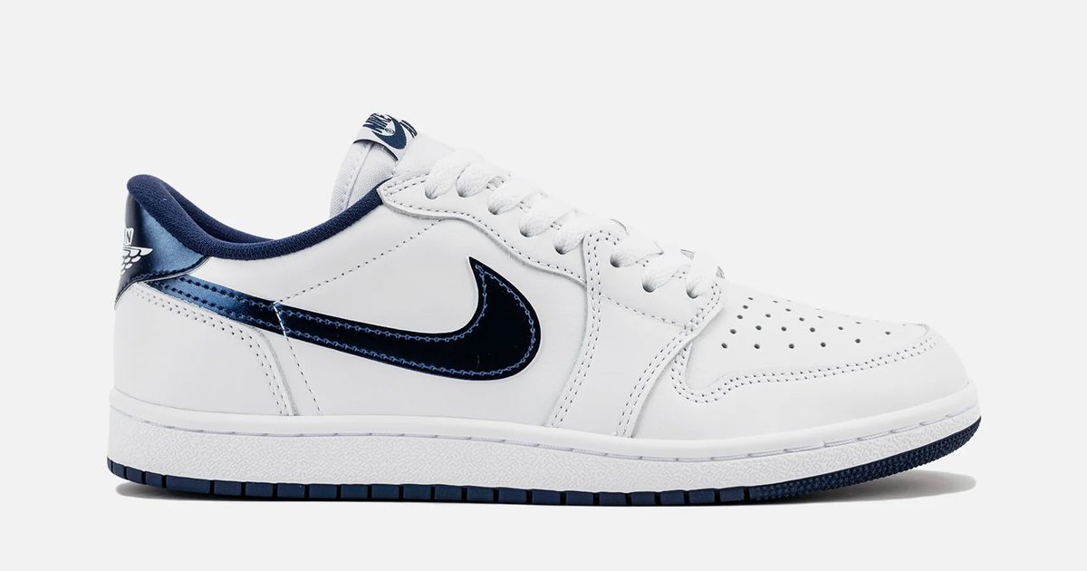 The Air Jordan 1 Low '85 “Metallic Blue” Returns March 1st | House of Heat°