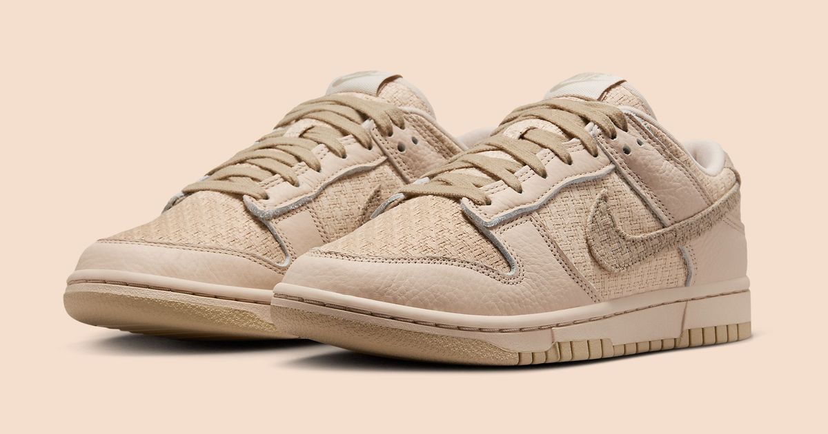 The Nike Dunk Low “Sanddrift” Weaves Natural Textures into Summer ...