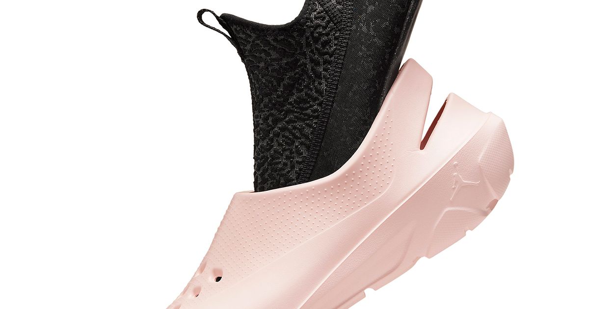 The Jordan System.23 Clog Appears in Pink and Black | House of Heat°