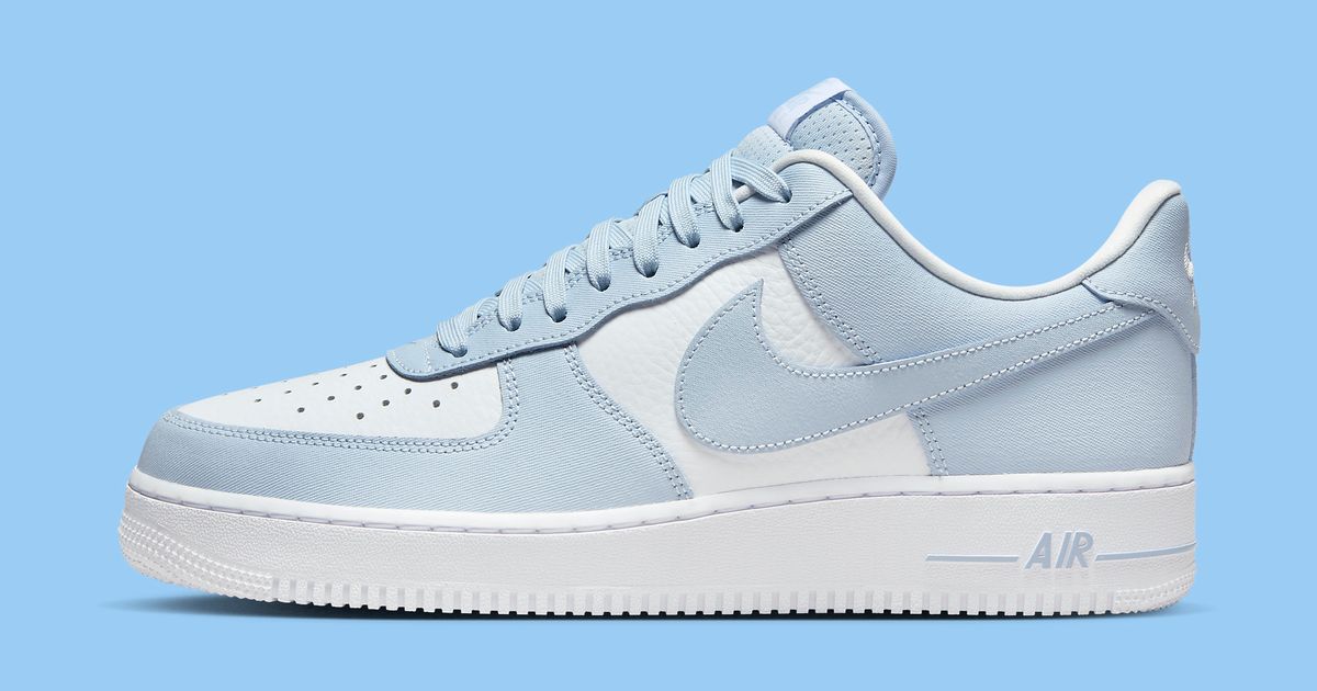 Baby Blue Canvas Covers This New Air Force 1 Low | House of Heat°