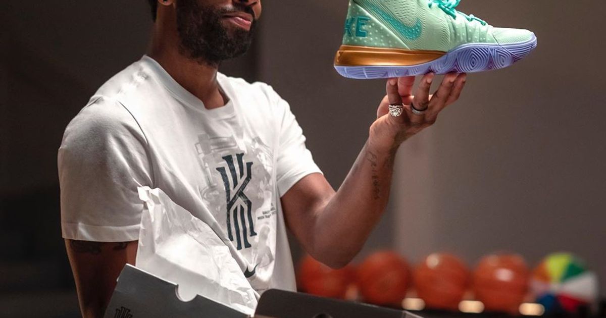 Where to Buy the Entire 5-Piece SpongeBob x Nike Kyrie 5 Collection ...