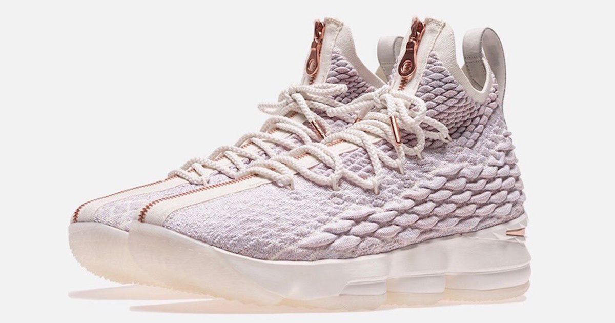 King James debuts the “Rose Gold” LeBron 15 Performance | House of Heat°