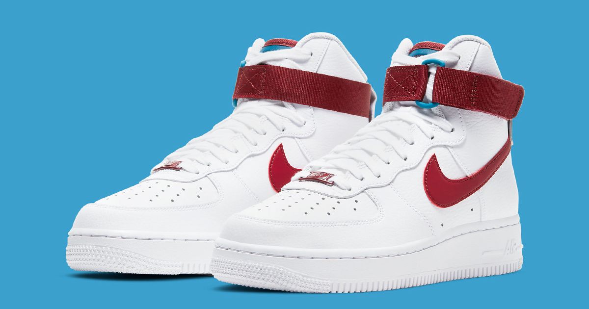 Available Now // Nike Air Force 1 High “Team Red” | House of Heat°