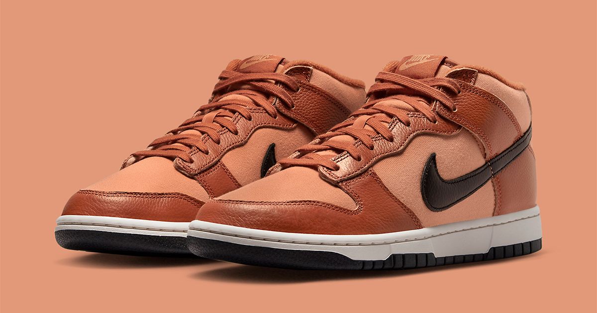 Available Now // Nike Dunk Mid "Amber Brown" | House of Heat°