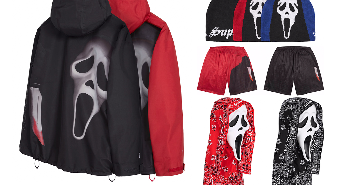 Supreme x Ghostface Collection Drops April 30 | House of Heat°