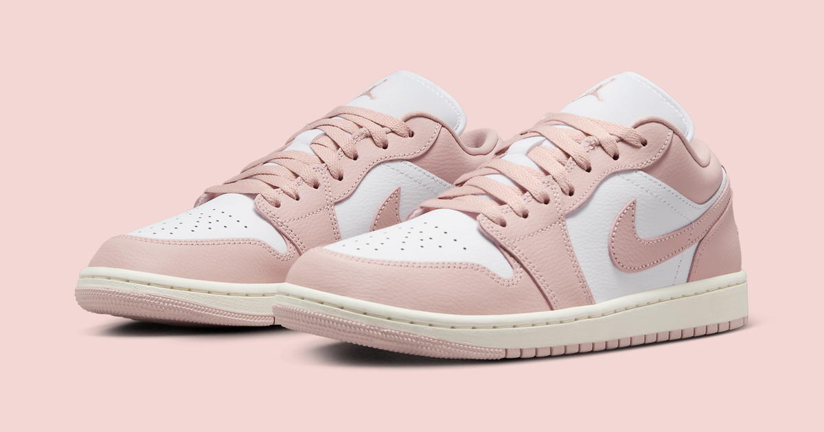 Available Now // Women's Air Jordan 1 Low "Pink Oxford" | House of Heat°