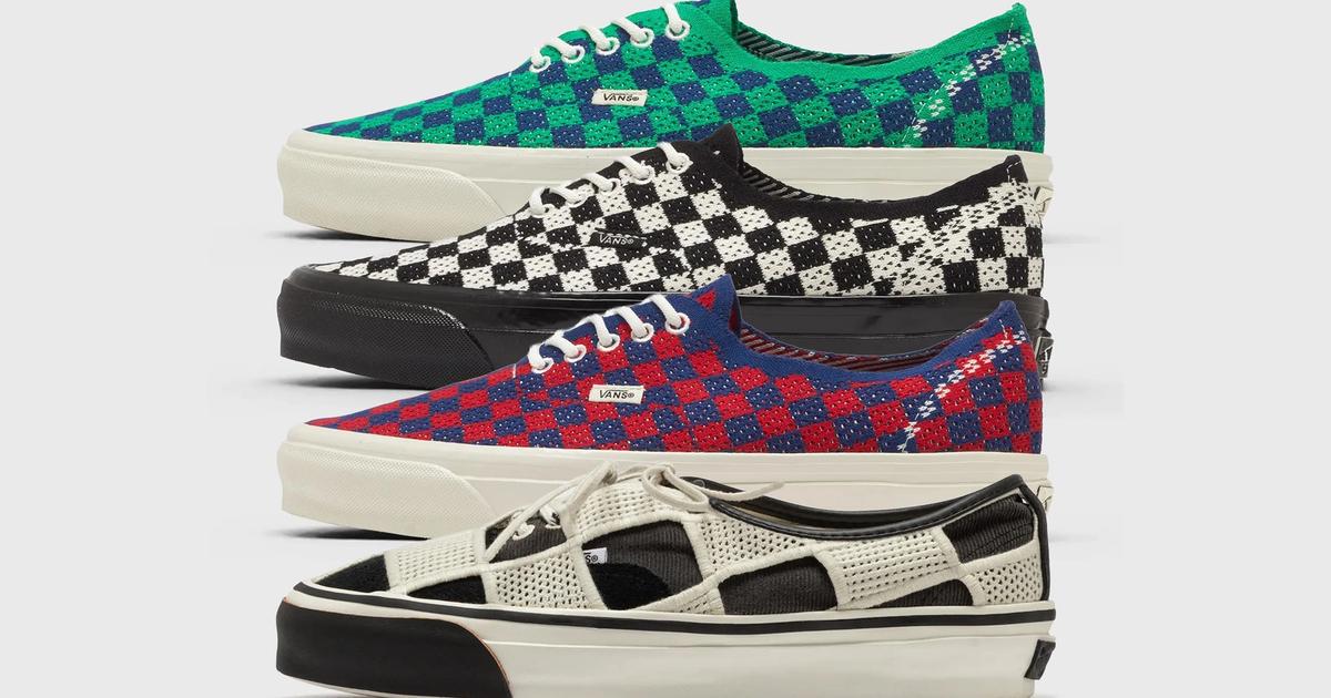 Vans Reinvents the Checkerboard With New Woven "Punk Check" Pack ...