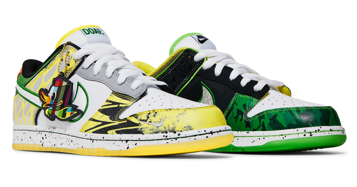 The University of Oregon x Nike Dunk Low "What The Ducks of a Feather ...