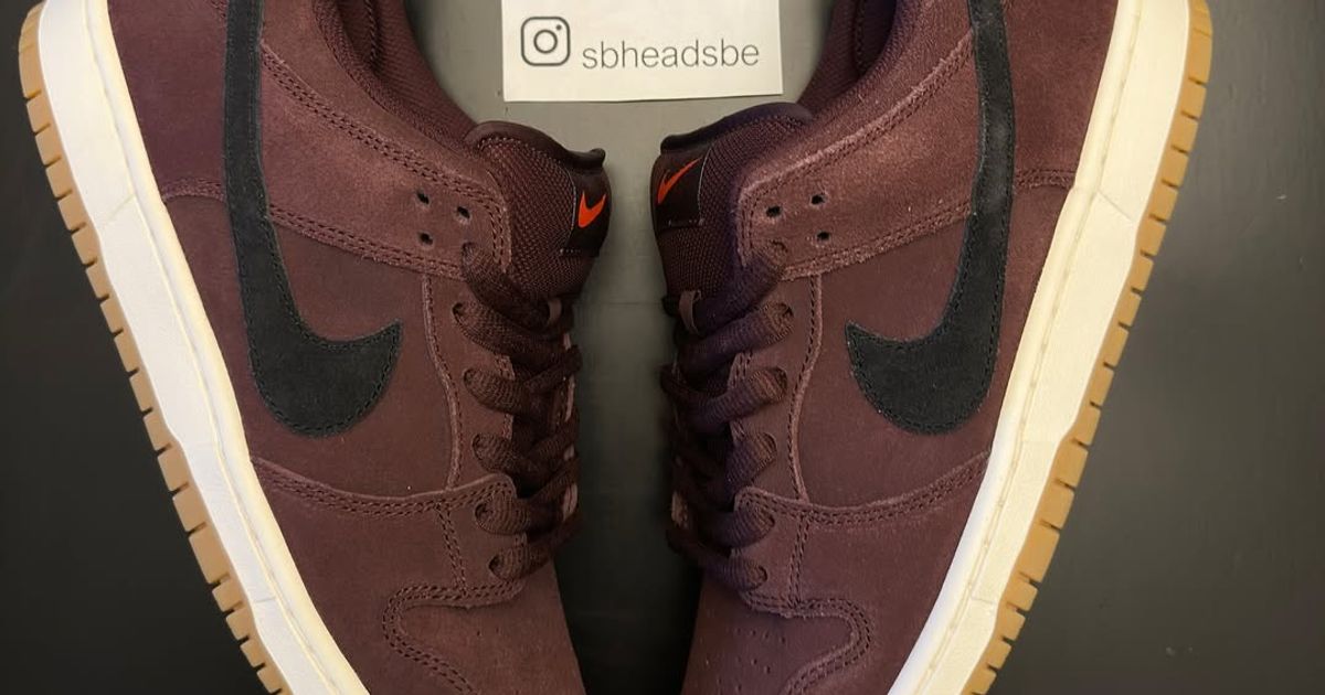 Nike SB Dunk Low Pro ISO "Burgundy Crush" Releases Spring 2026 | House ...