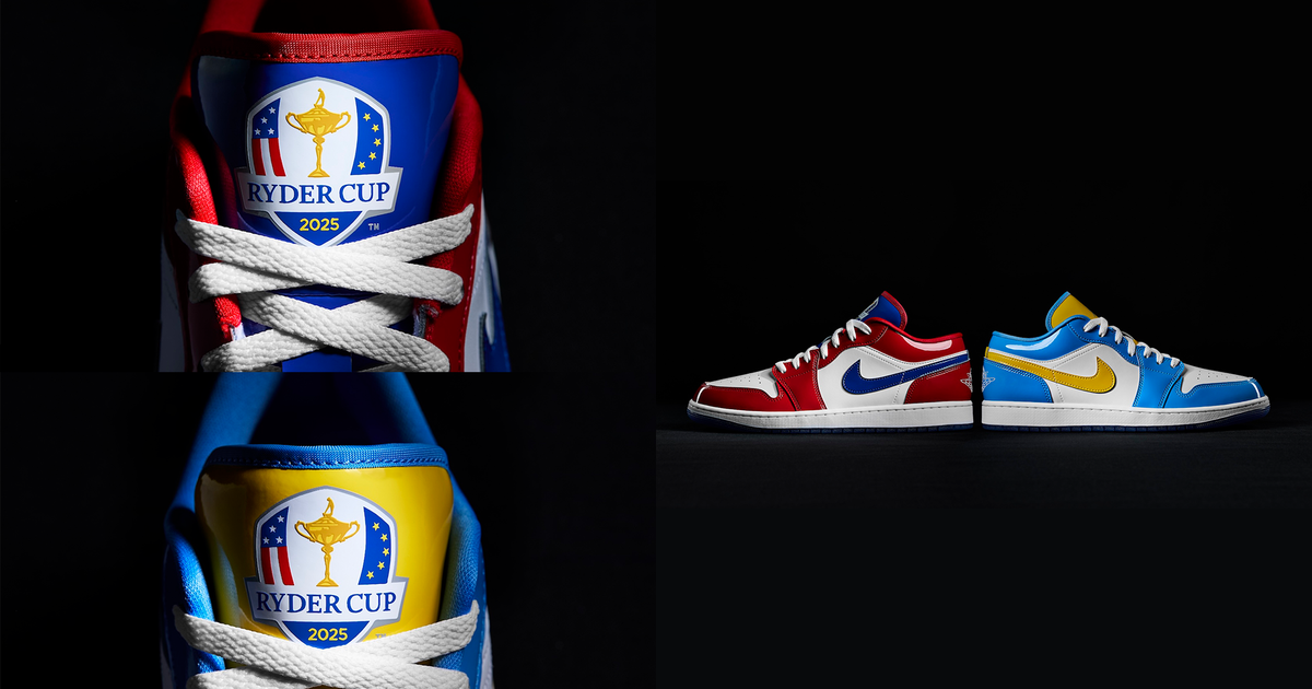 Keegan Bradley & Luke Donald Unveil Ryder Cup Air Jordan 1 Golf Shoes ...