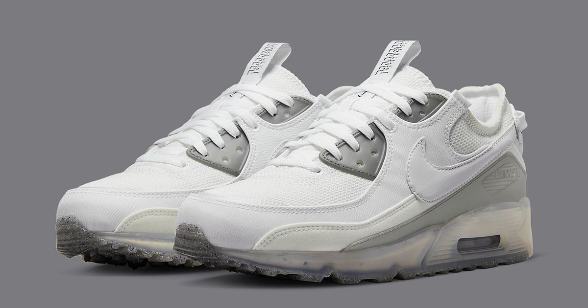 The Nike Air Max 90 Terrascape Appears in White and Grey | House of Heat°