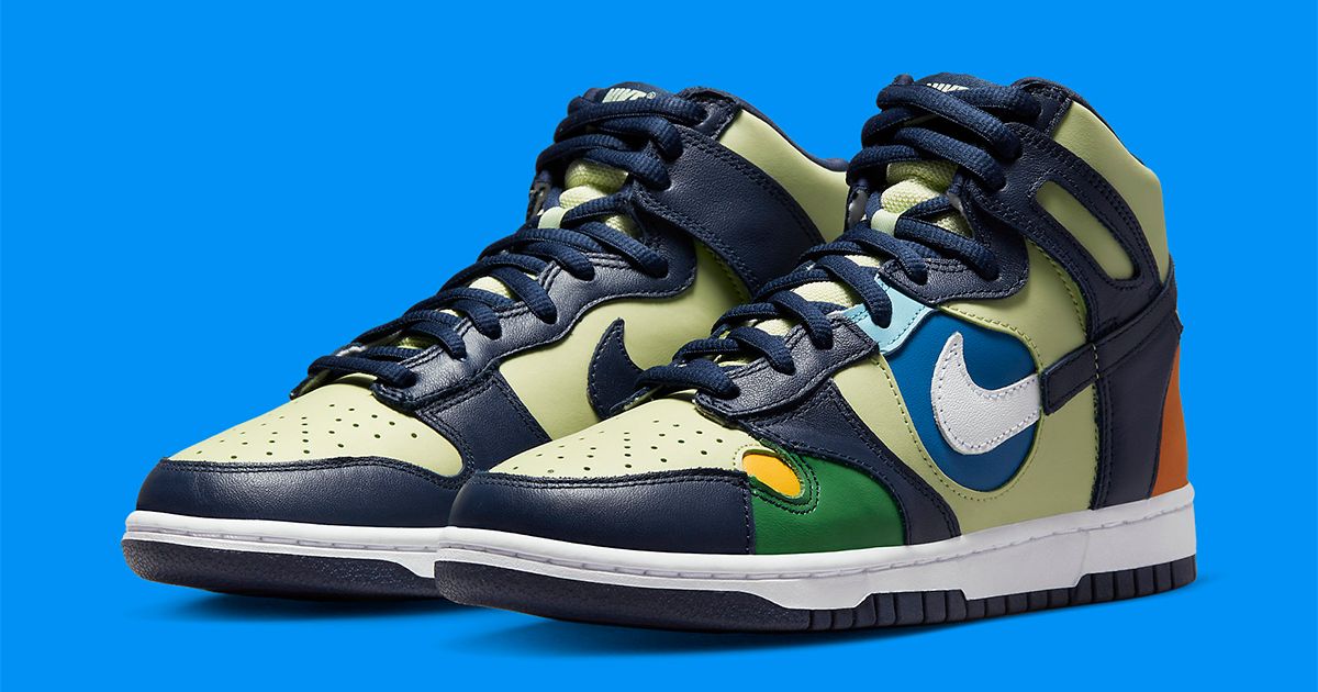 Nike’s Next “See-Thru” Dunk High Leans on Light Olive and Navy | House ...