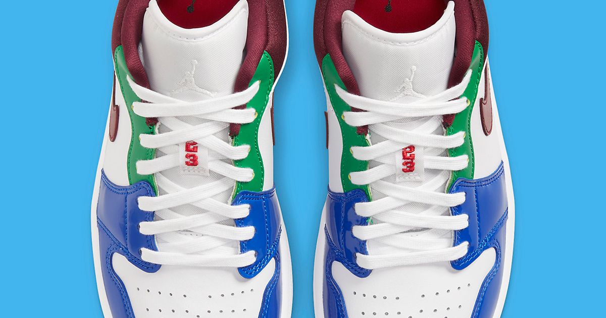 Available Now // Air Jordan 1 Low “White Multi-Color” | House of Heat°