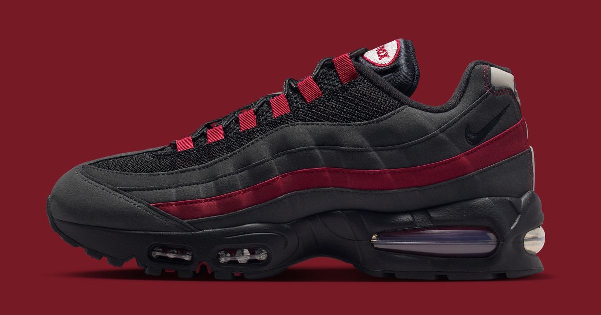 "Team Crimson" Accents Animate This Muted Nike Air Max 95 | House of Heat°