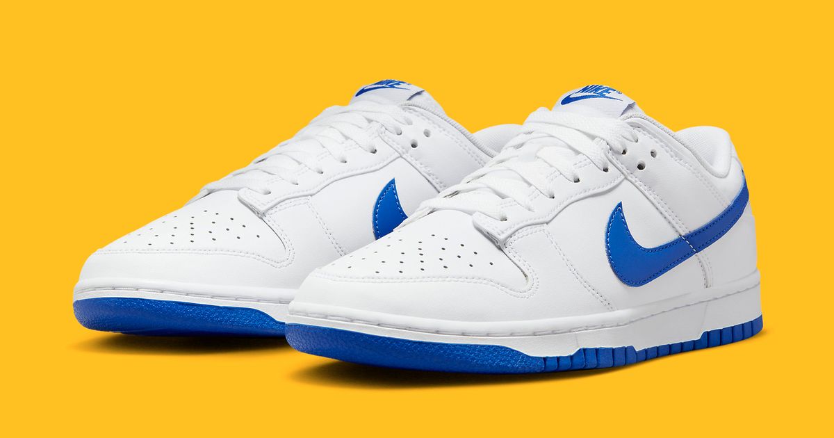 The Nike Dunk Low Surfaces in Summit White and Hyper Royal | House of Heat°