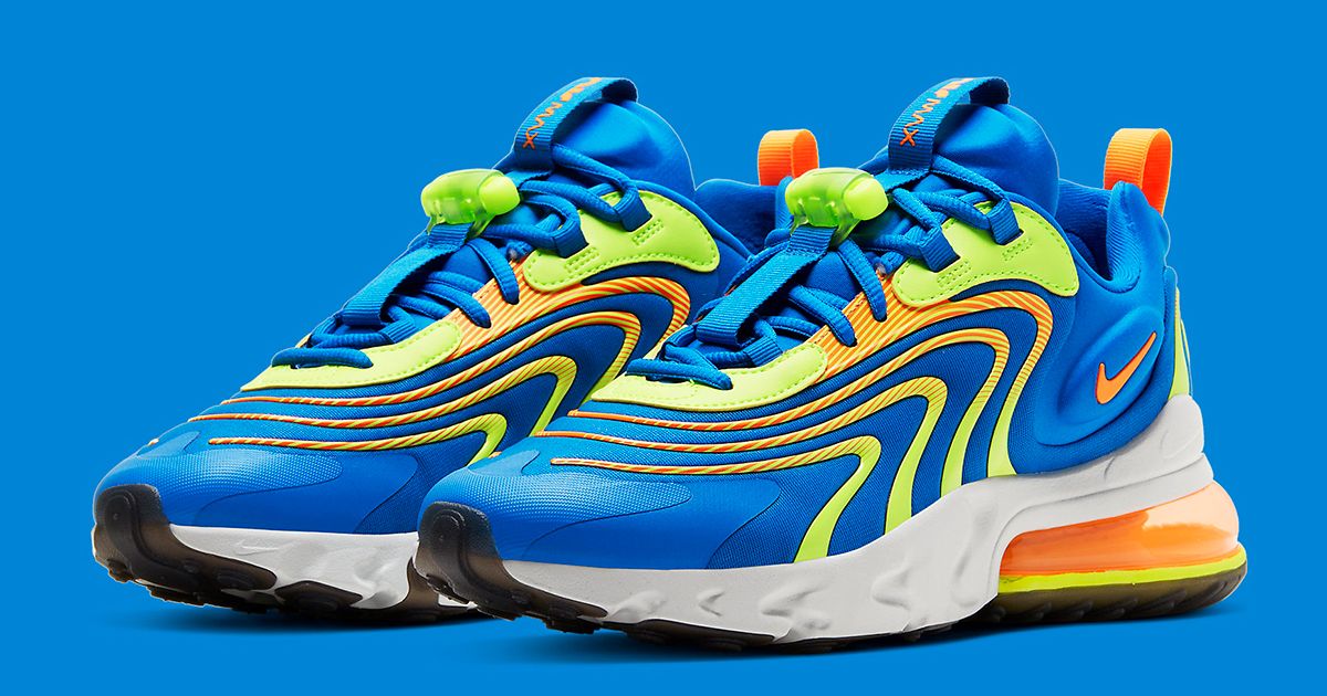 Electric Blue Nike Air Max 270 React ENG Available Now! | House of Heat°