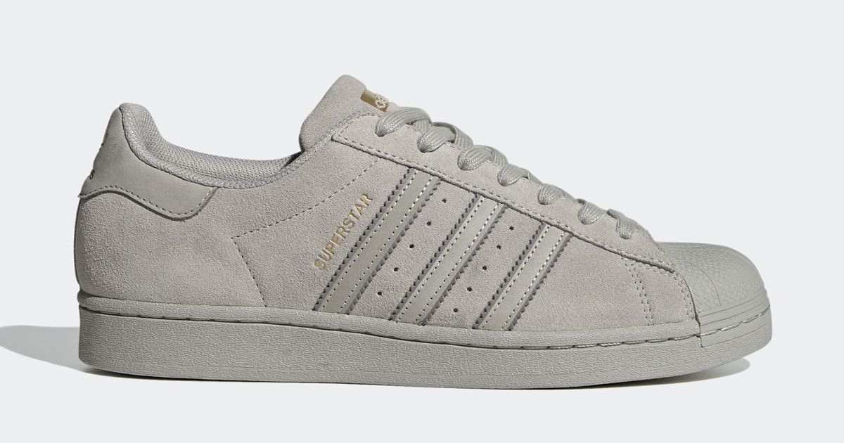 New adidas Superstar Comes Tailored in Tonal Grey Suede | House of Heat°