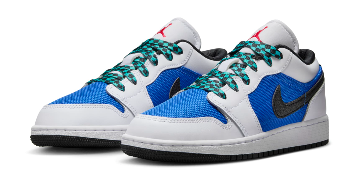 This Nike Air Jordan 1 Low GS Takes Inspiration from the Fast Lane ...