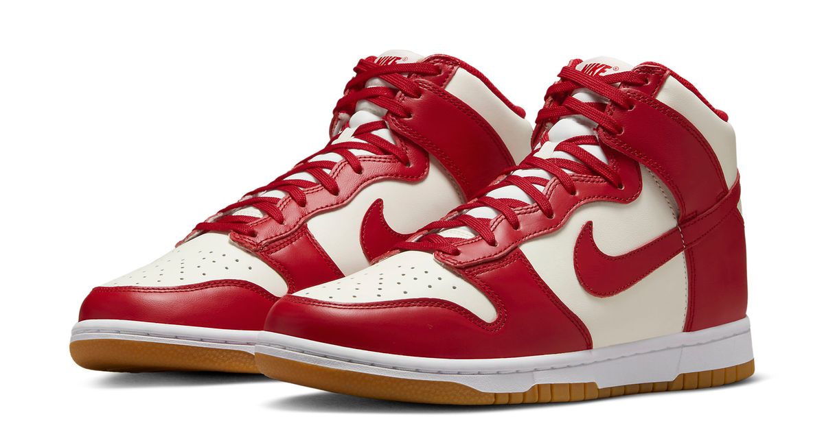 Nike Render the Dunk High in Red and Gum | House of Heat°