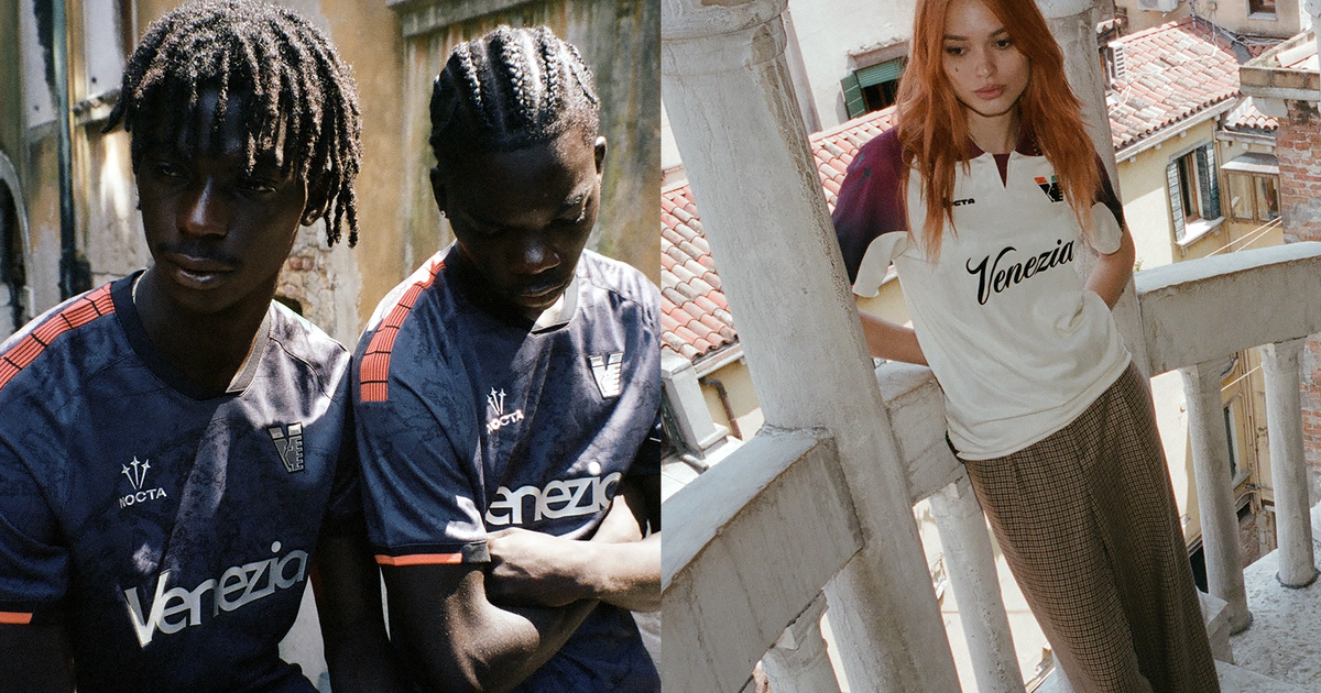 Drake's NOCTA Delivers Heritage-Inspired Venezia FC 25/26 Jerseys ...
