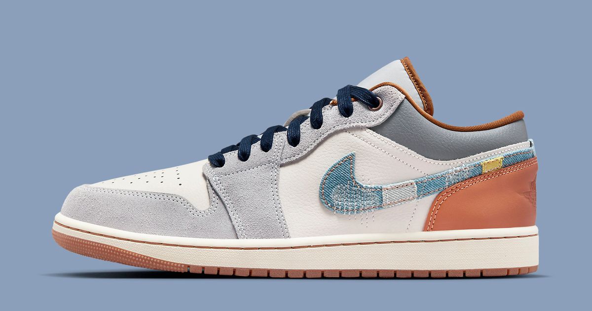 Jordan Brand Delivers Denim Swooshes on the Air Jordan 1 Low | House of ...