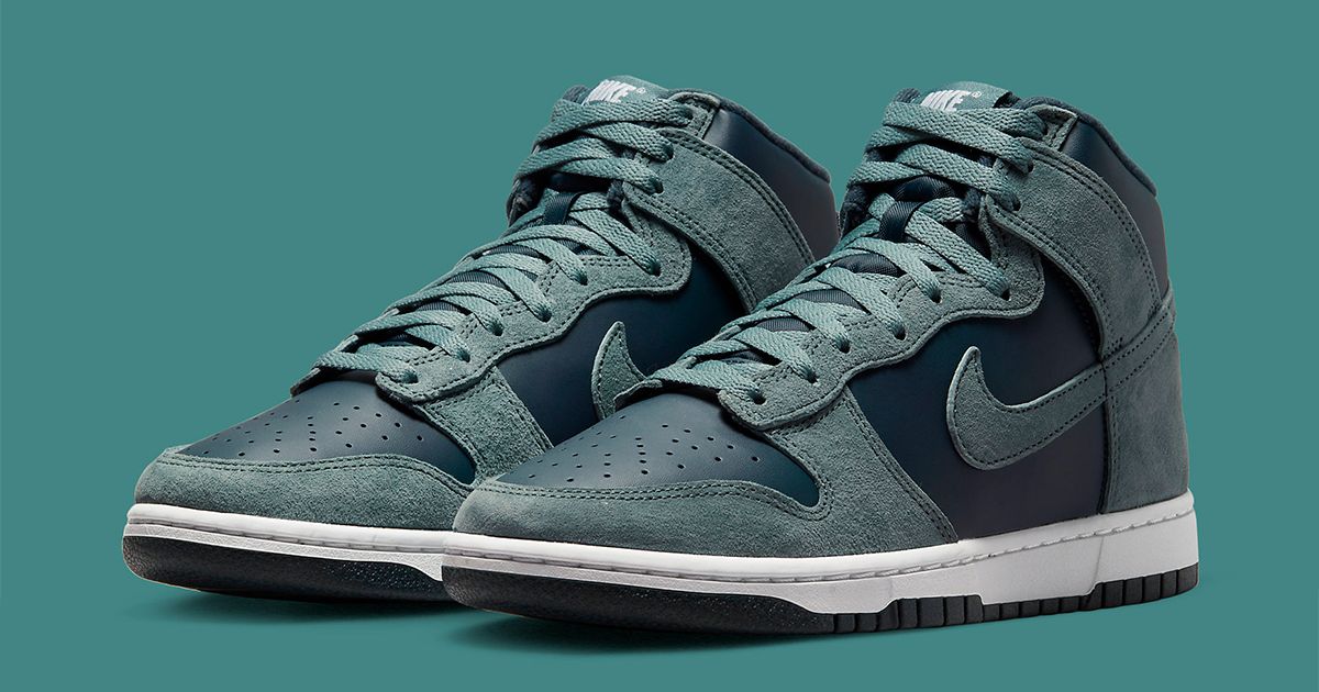 First Looks // Nike Dunk High “Teal Suede” | House of Heat°