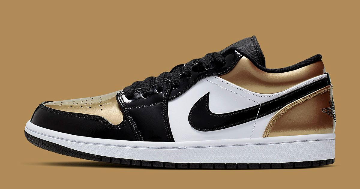 Air Jordan 1 Low Patent “Gold Toe” Available Now! | House of Heat°