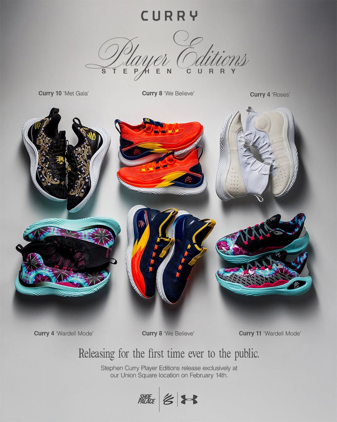 Under Armour and Shoe Palace Release Stephen Curry s Rare PE Collection House of Heat